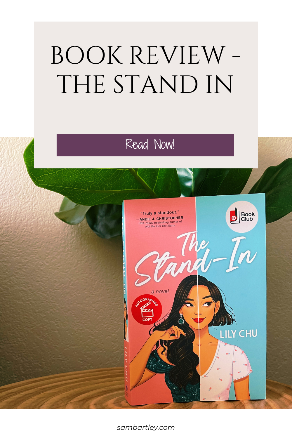 Book Review - The Stand In - Sam Bartley Designs
