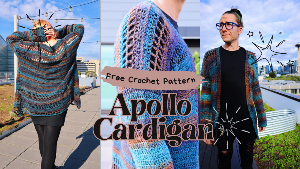 Apollo Cardigan - Free Crochet Pattern - Sam Bartley Designs